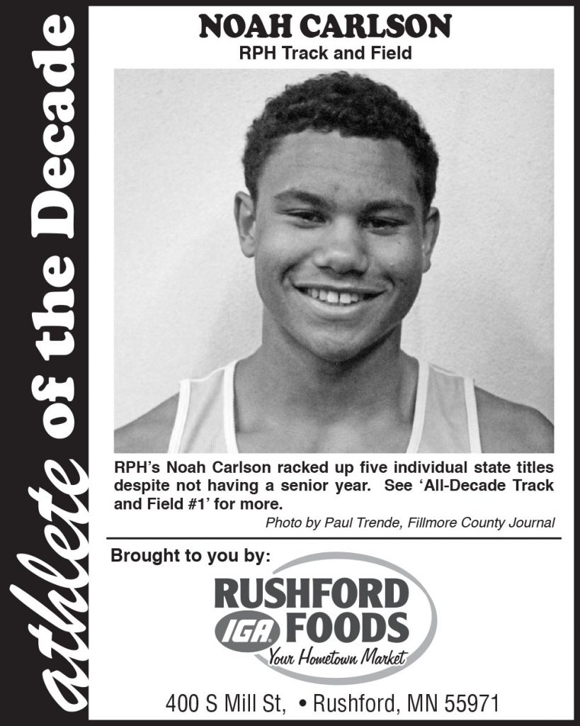 Athlete of the Decade: Noah Carlson