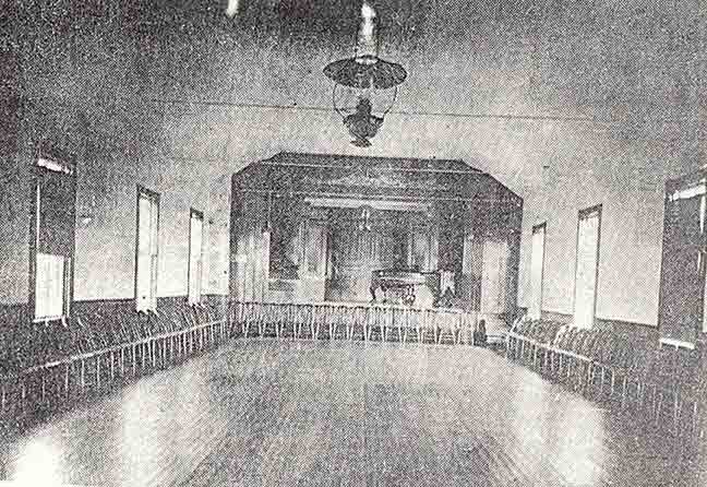 Peering at the Past Small schoolhouse blossoms into large opera house
