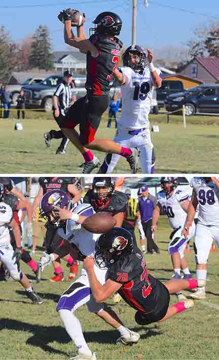 Spring Grove soars past Superlarks into 9-man football finals