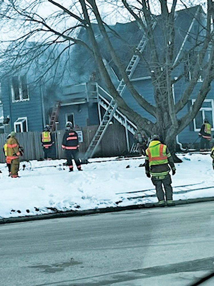 Rahe house fire in Wykoff